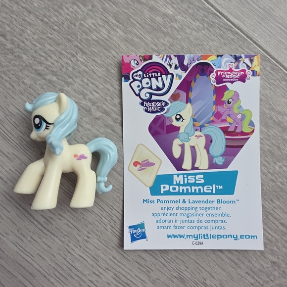 Hasbro | Toys | My Little Pony Miss Pommel Figure | Poshmark